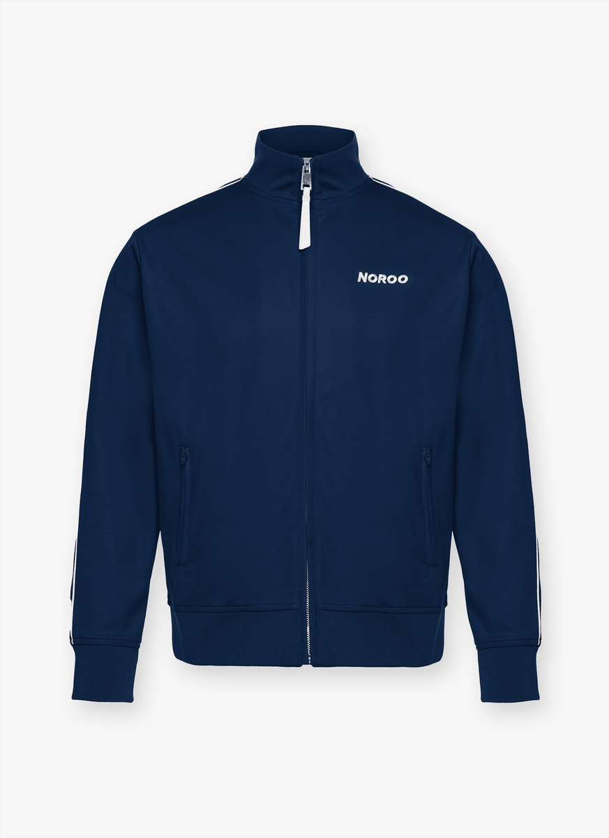 TRACK JACKET NAVY BLUE – NOROO Clothing GmbH