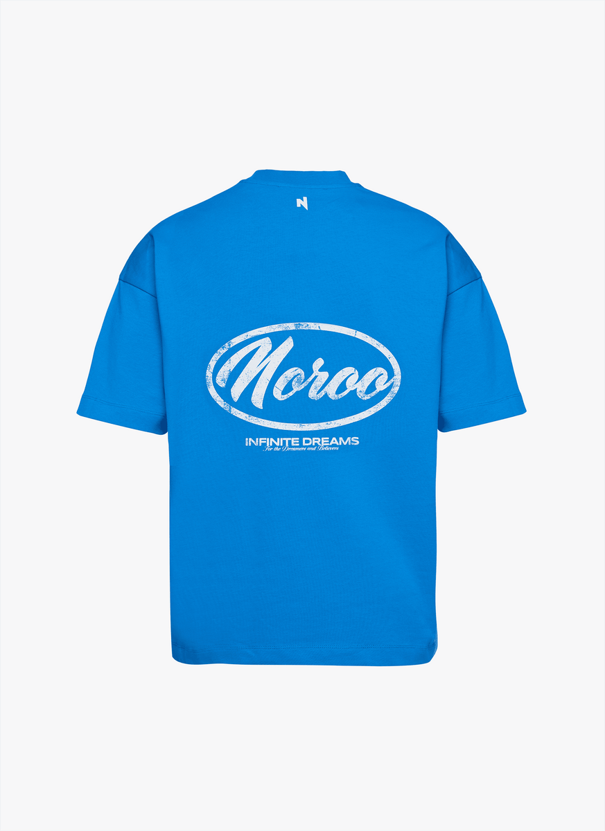 WASHED LOGO SHIRT BLUE – NOROO Clothing GmbH