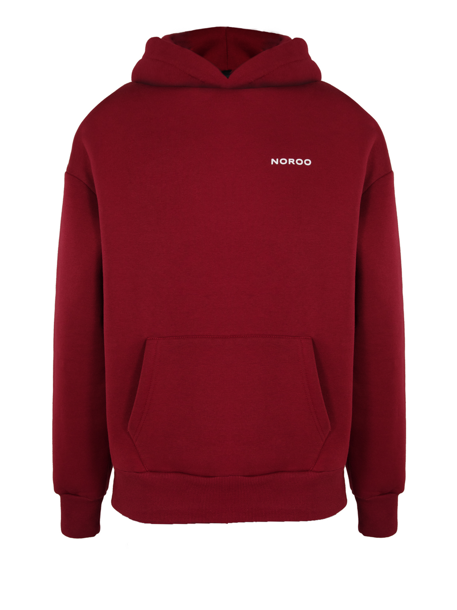 BASIC HOODIE RED – NOROO Clothing GmbH